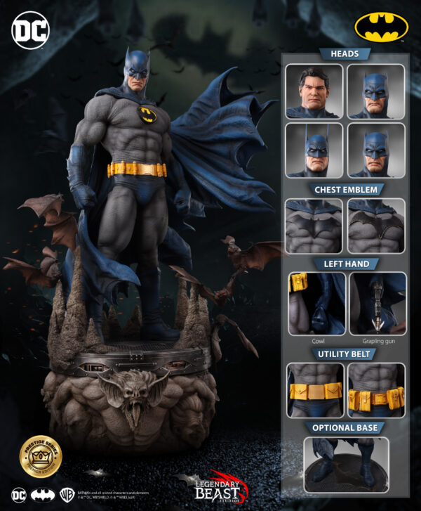 BATMAN: PREMIER EDITION BLUE/GRAY VARIANT | Legendary Beast Studios