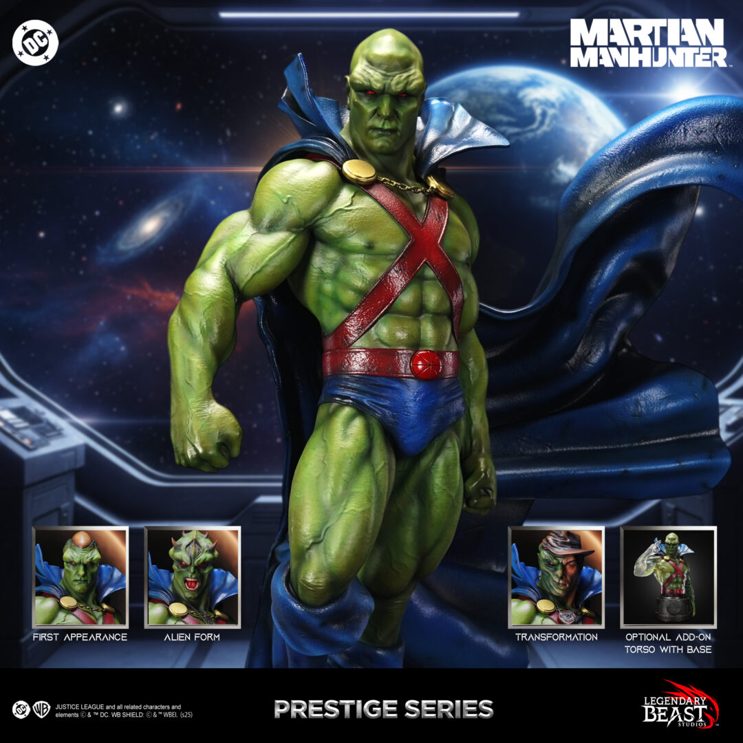MARTIAN MANHUNTER 1:3 SCALE PRESTIGE SERIES | Legendary Beast Studios